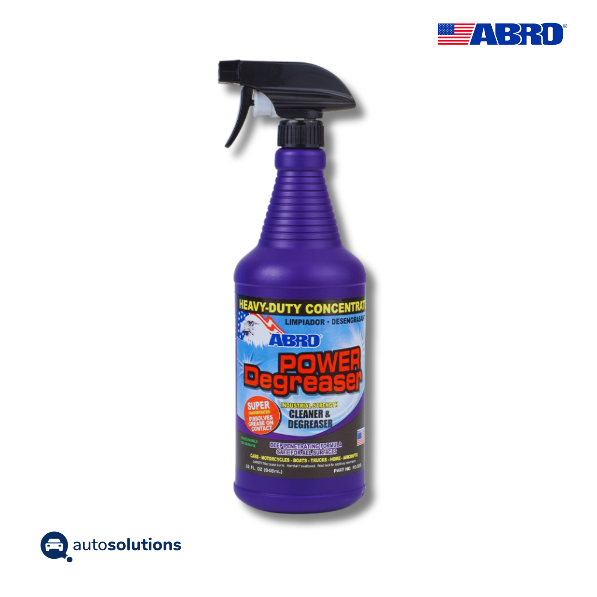 Desengrasante Motores ABRO PD320 946 ML | AUTOSOLUTIONS